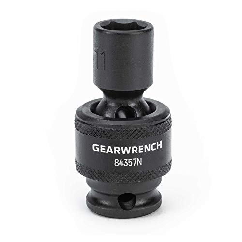 GEARWRENCH 15 Piece 3/8inch Drive 6 Point Universal Impact Socket Set, Metric - 84918N