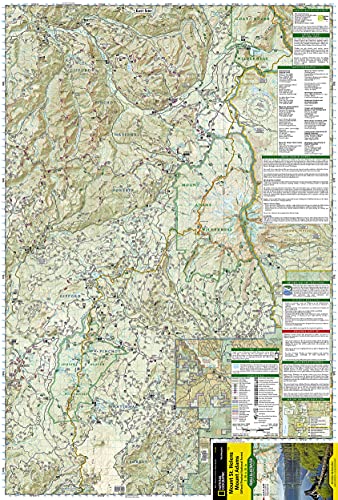 Mount St. Helens, Mount Adams Map [Gifford Pinchot National Forest] (National Geographic Trails Illustrated Map, 822)