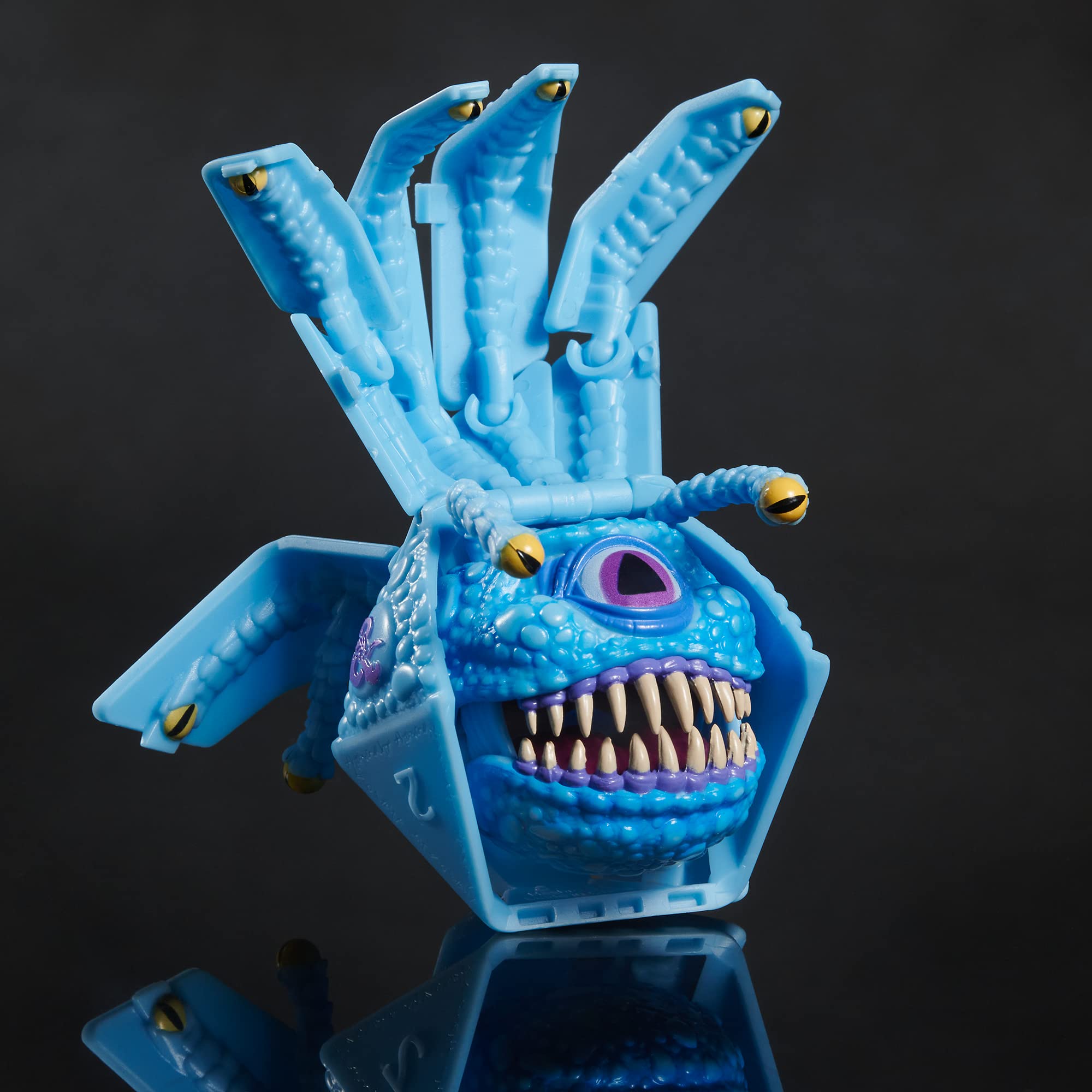 Dungeons & Dragons Dicelings Blue Beholder Collectible D&D Monster Dice Transforming Giant d20 Action Figures Role Playing Dice