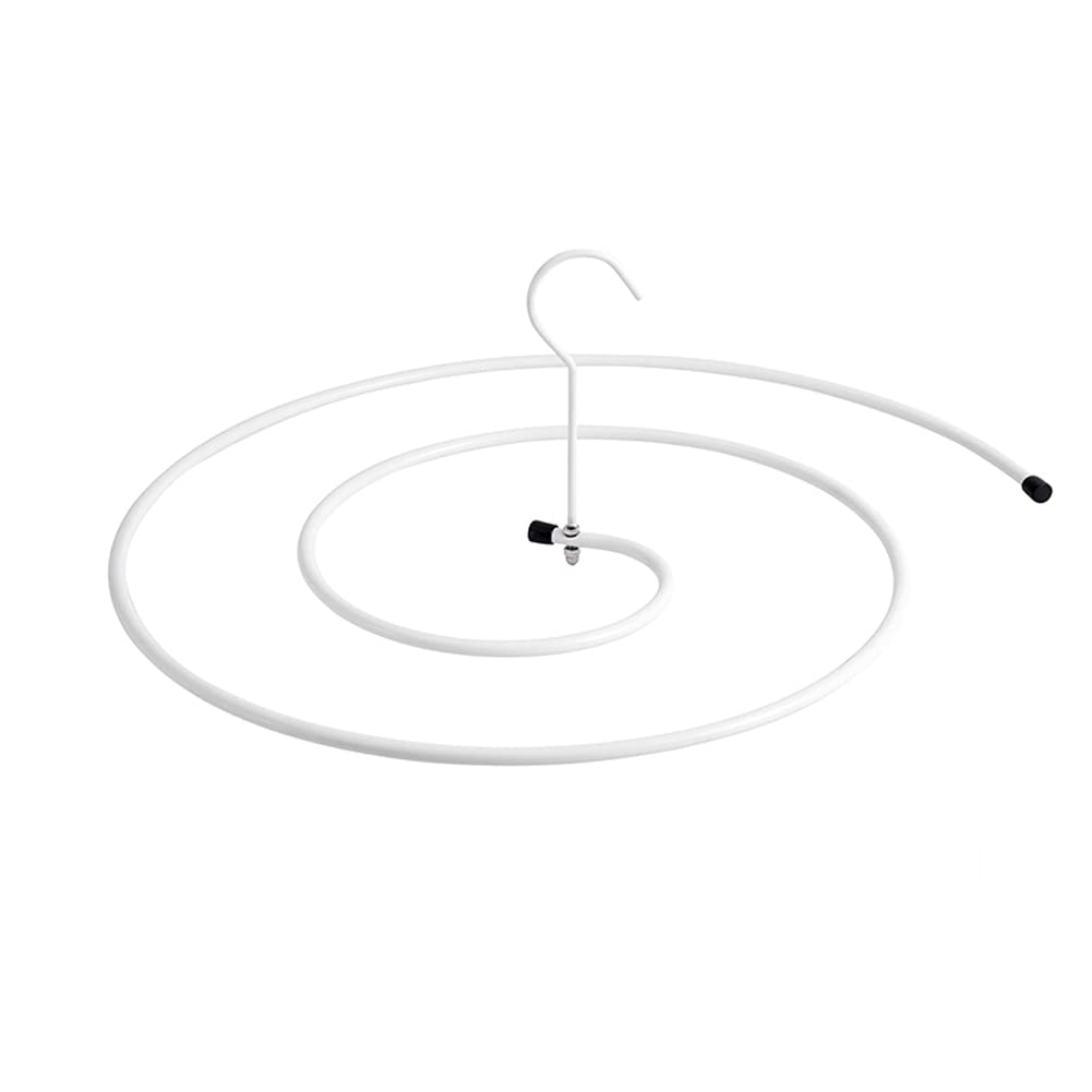 DEPILA Spiral Sheet Hanger Space Saving Hangers for Sheets Bedspreads Coverlets Mattresses Tablecloths Sofa Covers Blankets Shawls Scarfs Capes A7 Coat Hanger