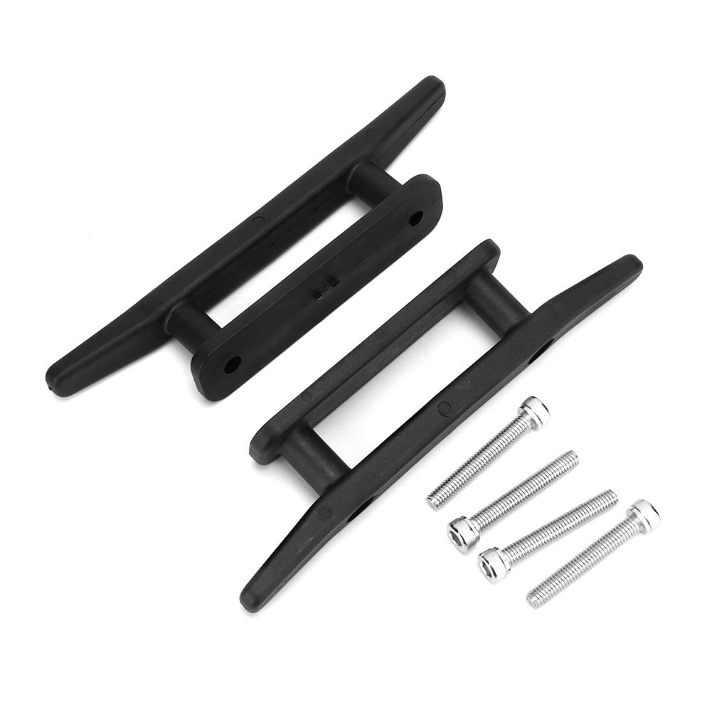 Boat Dock Cleat, Mooring Anchor Deck Cleat, Pair Marine Mooring Anchor Deck Cleat w/Screws for Kayak Boat Canoe Accessories