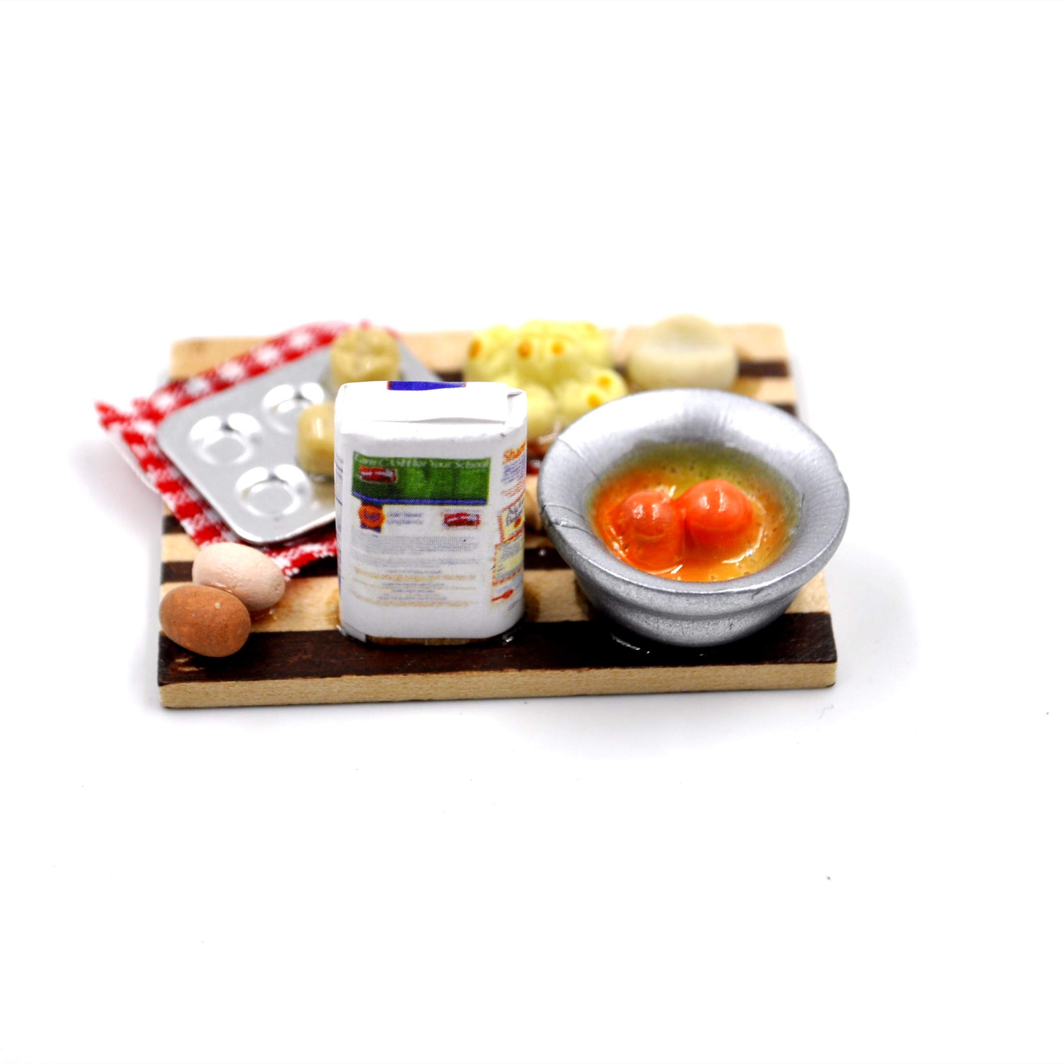 Togudot 1:12 Dollhouse Cheese and Wine Board Set Model Pastry Toy Dollhouse Mini Kitchen Decoration Food Accessories