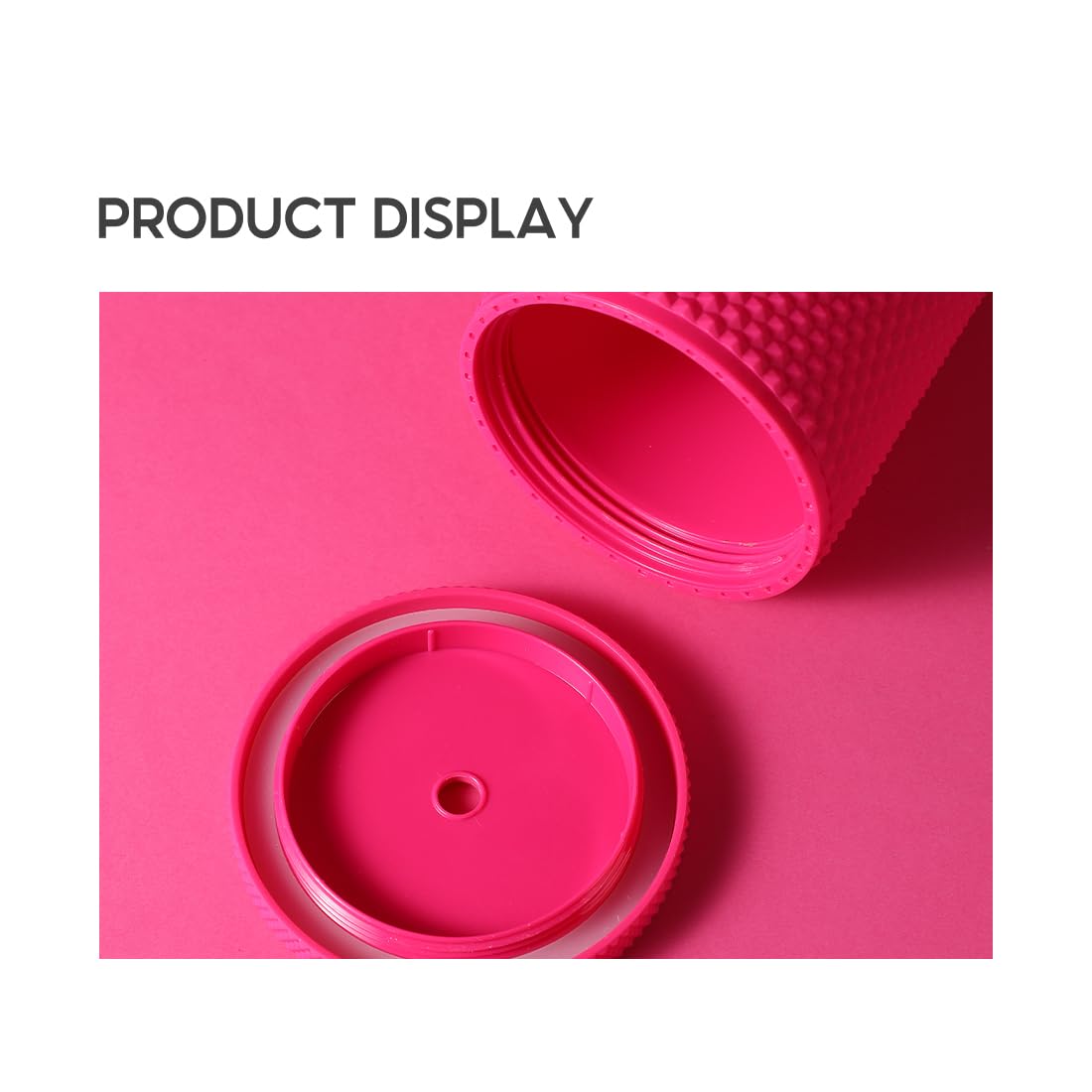 MINISO Barbie Collection Studded Tumbler with Straw (700mL), Fashionable and Functional Drinkware for Barbie Enthusiasts