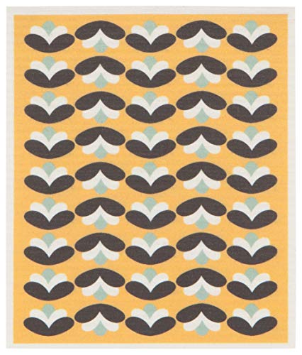 Kindred Home Eco-Friendly Swedish Inspired Set, Retro Days-Composting Cloths | Set of 3, 3 Count Dishcloth