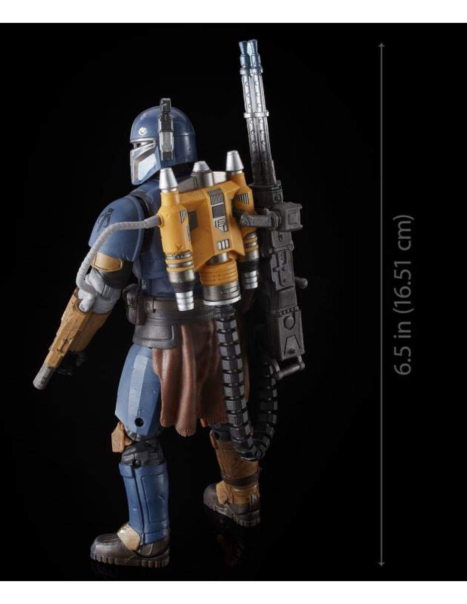 STAR WARS The Black Series Heavy Infantry Mandalorian Toy 6-inch Scale The Mandalorian Collectible Deluxe Action Figure, Kids Ages 4 and Up