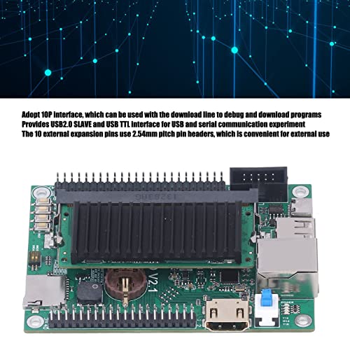 Development Board, Core Board HD Output Circuit FPGA Development Board with 10P Interface for Industrial