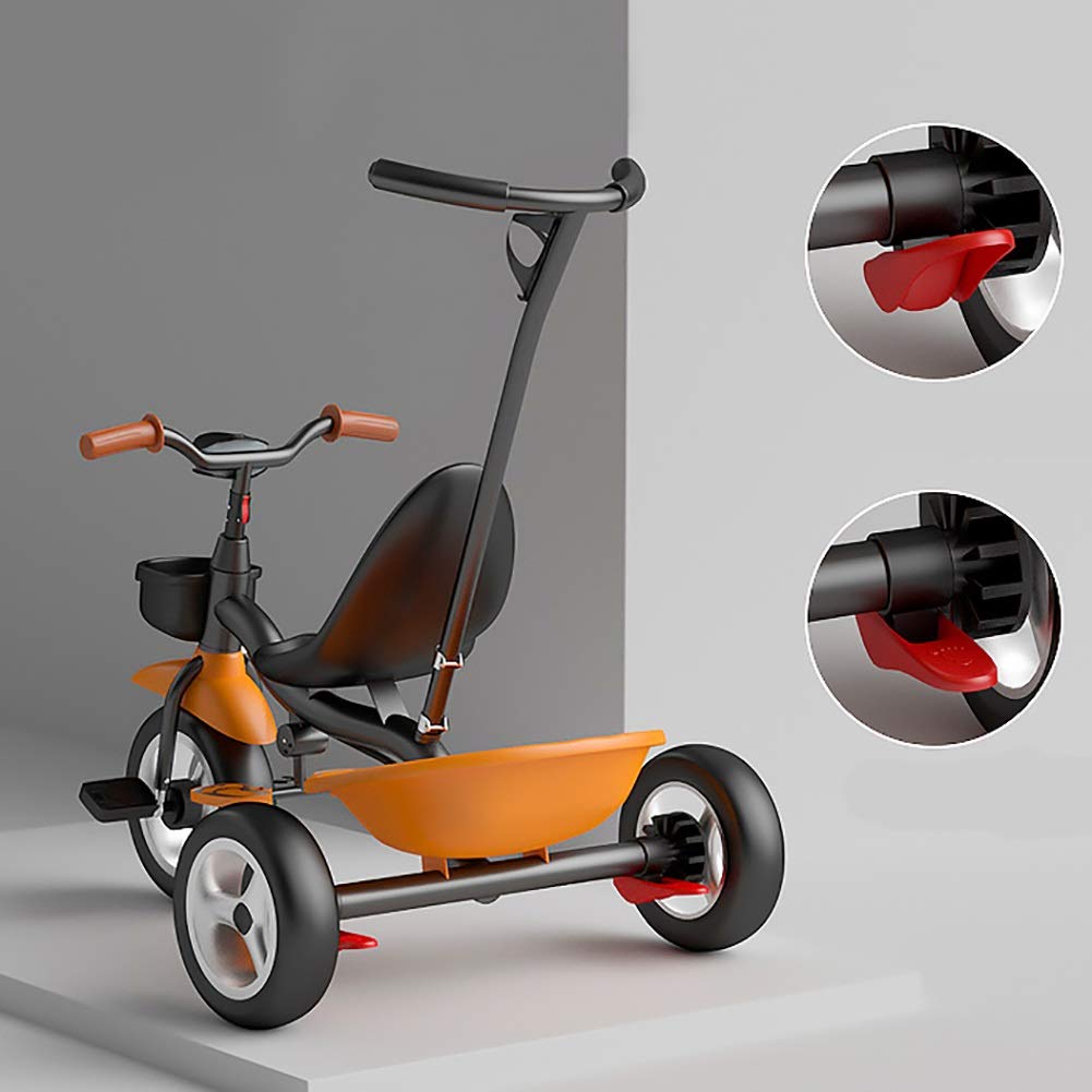 Trike for Kids Children Tricycle Children Push Trike, Multifunctional Kids Tricycle with Lighting,Safe Gift for 1-5 Years Old (Color : 11)
