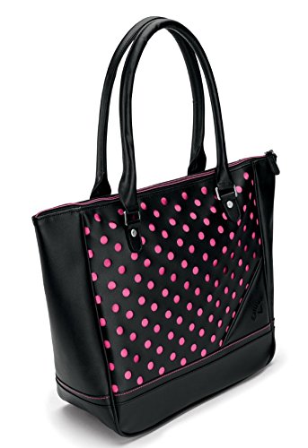 Callaway Golf 2018 Uptown Tote, Polkadot Black/ Coral