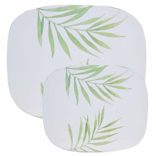Corelle Coordinates by Reston Lloyd Counter Protector Mats, Set of 2, Bamboo Leaf