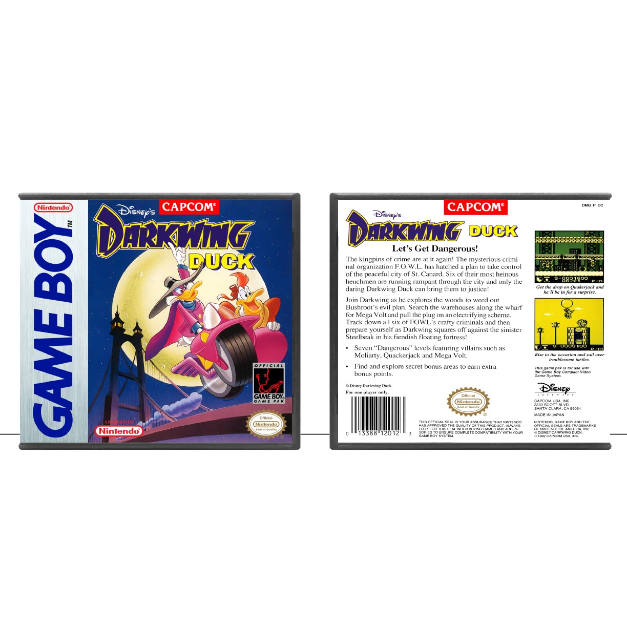 Darkwing Duck | (GB) Game Boy - Game Case Only - No Game