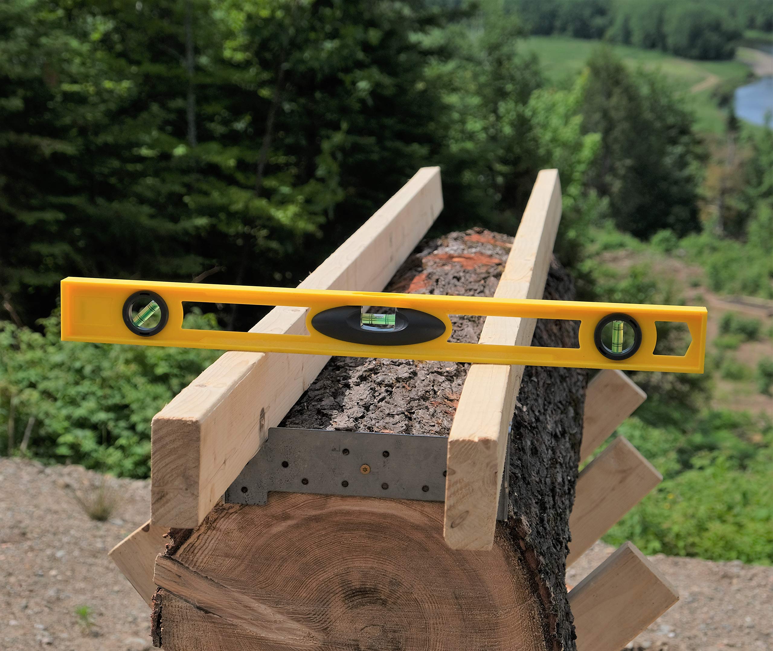 Chainsaw Mill Guide Rail Lumber Metal Brackets System - Sawmill Saw Guide Logging Tools - Made in USA