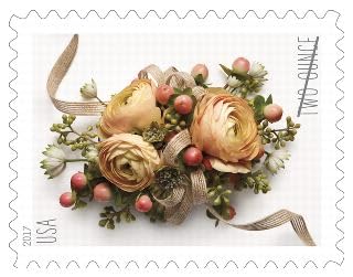 Celebration Corsage First Class Two Ounce Stamps Wedding Mother’s Day Proms 2 Sheets of 20 Bundle with Northarvest Office Clip