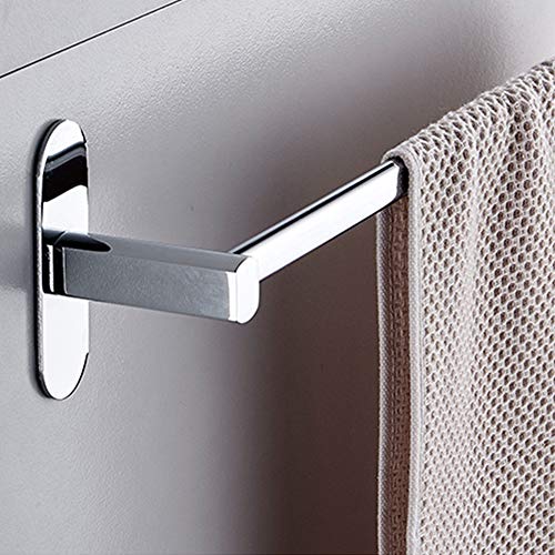 DFHBFG Hanger Stainless Steel Towel Holder Bath Kitchen Hotel Self Adhesive Hanging Rail Bathroom Supplies Rod Organiser Rack