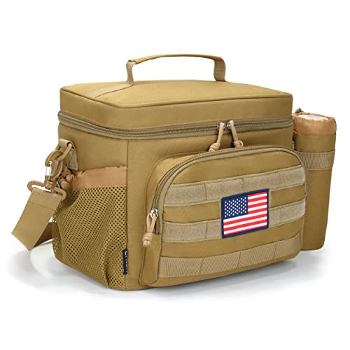 Lunch Box For Men Or Large Lunch Bag For Women - Durable Cooler Lunch Box With Thick Insulation; Can Be Mens Lunchbox For Work, Tactical Lunch Box or Insulated Lunch Bags for Women