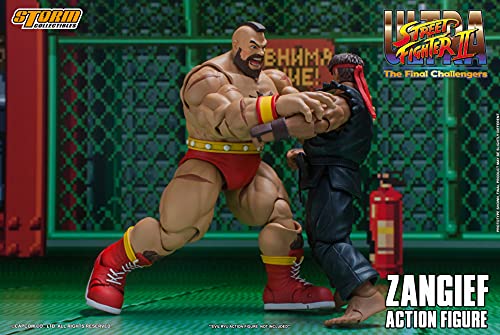 Storm Collectibles - Ultimate Street Fighter II: The Final Challenger - Zangief, Action Figure, STM87180 Red