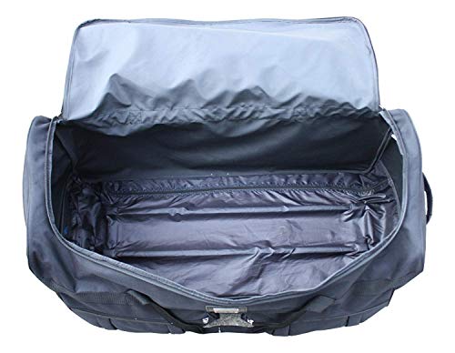 Gothamite 42-inch Rolling Duffle Bag with Wheels, Luggage Bag, Hockey Bag, XL Duffle Bag With Rollers, Heavy Duty Oversized Storage Bag