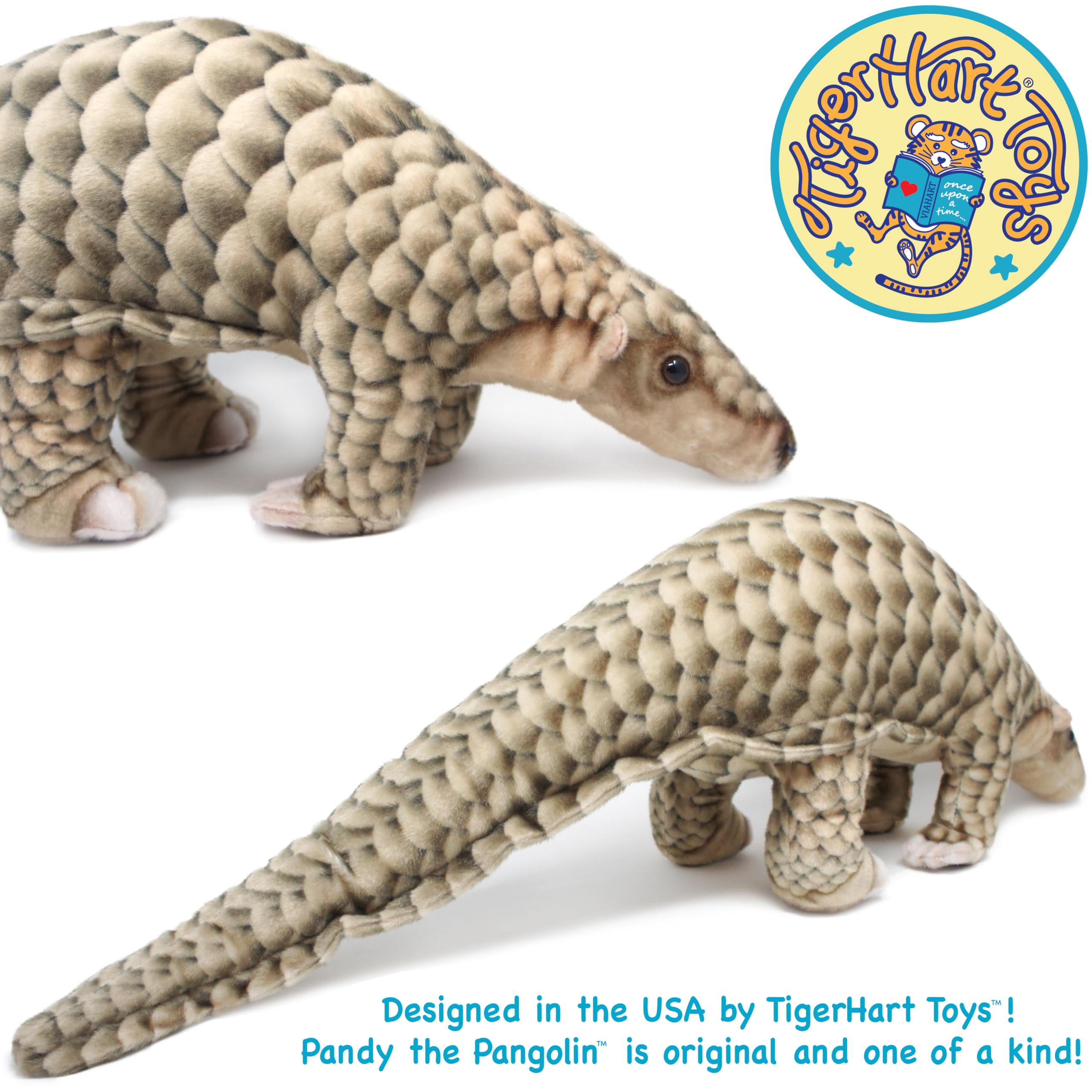 TigerHart Pandy The Pangolin - 30 Inch Stuffed Animal Plush