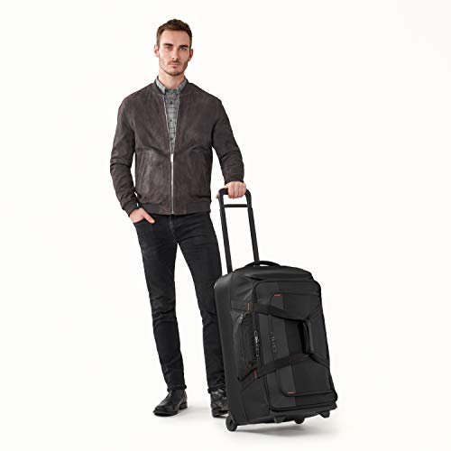 Briggs & Riley Wheeled Duffle, Black, Checked-Medium 27-Inch