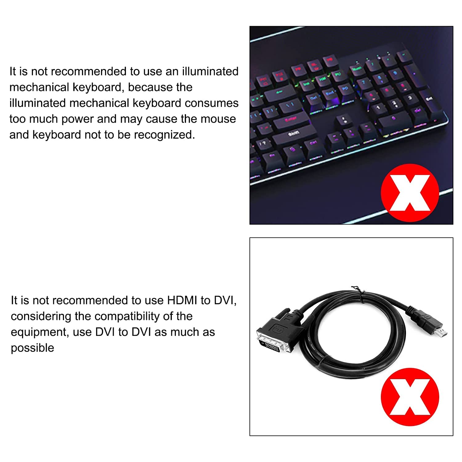 DVI KVM Switch,KVM Switch 2 in 1 Out for 2 Computers Share Keyboard Mouse and USB 2.0 Devices Support 1920 * 1200P@60Hz (4K*2K@30Hz), with Audio Function