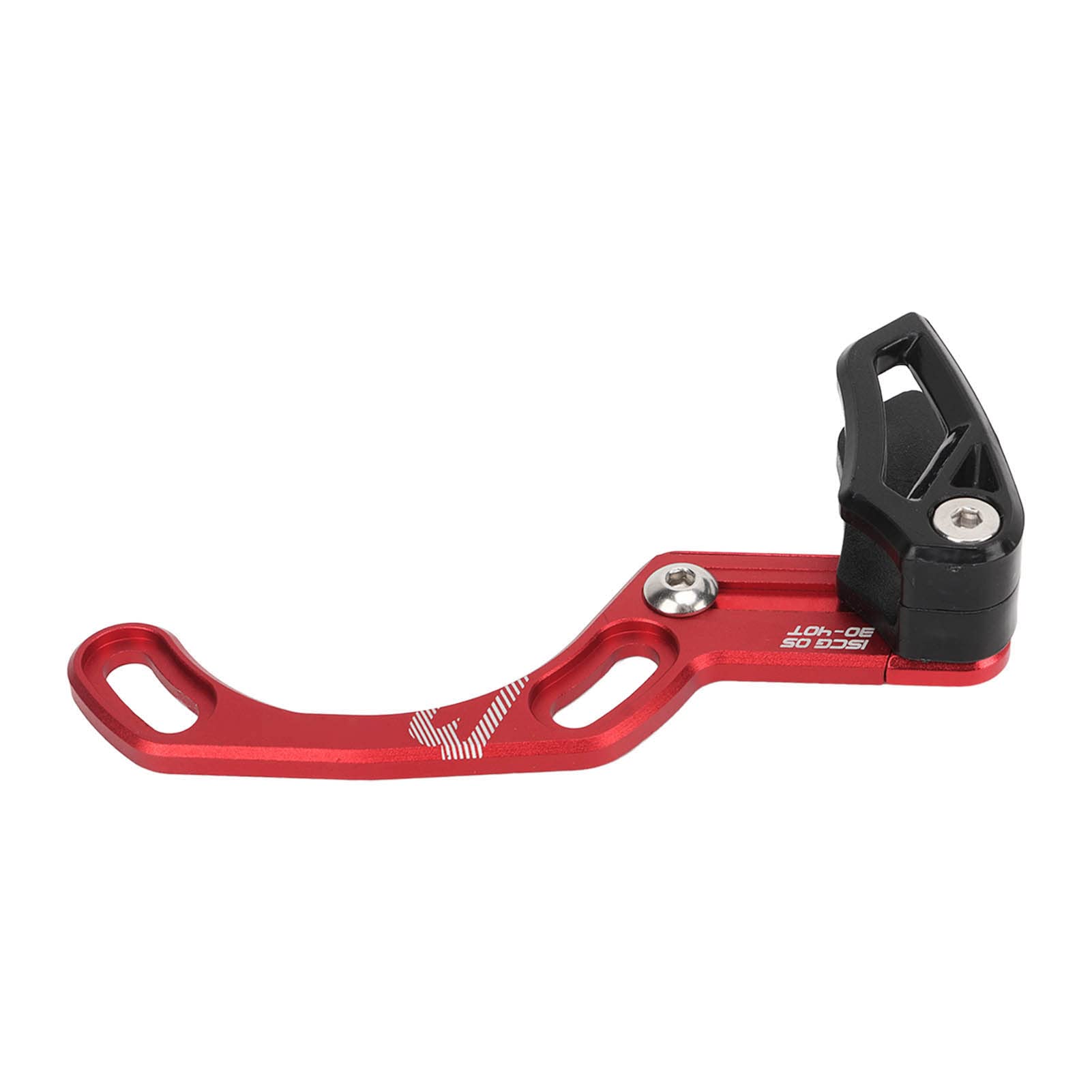 DAUERHAFT Cycling Chain Guide, Replacement Red Aluminum Alloy Bike Chain Guide Lightweight Easy Installation for Road Bike