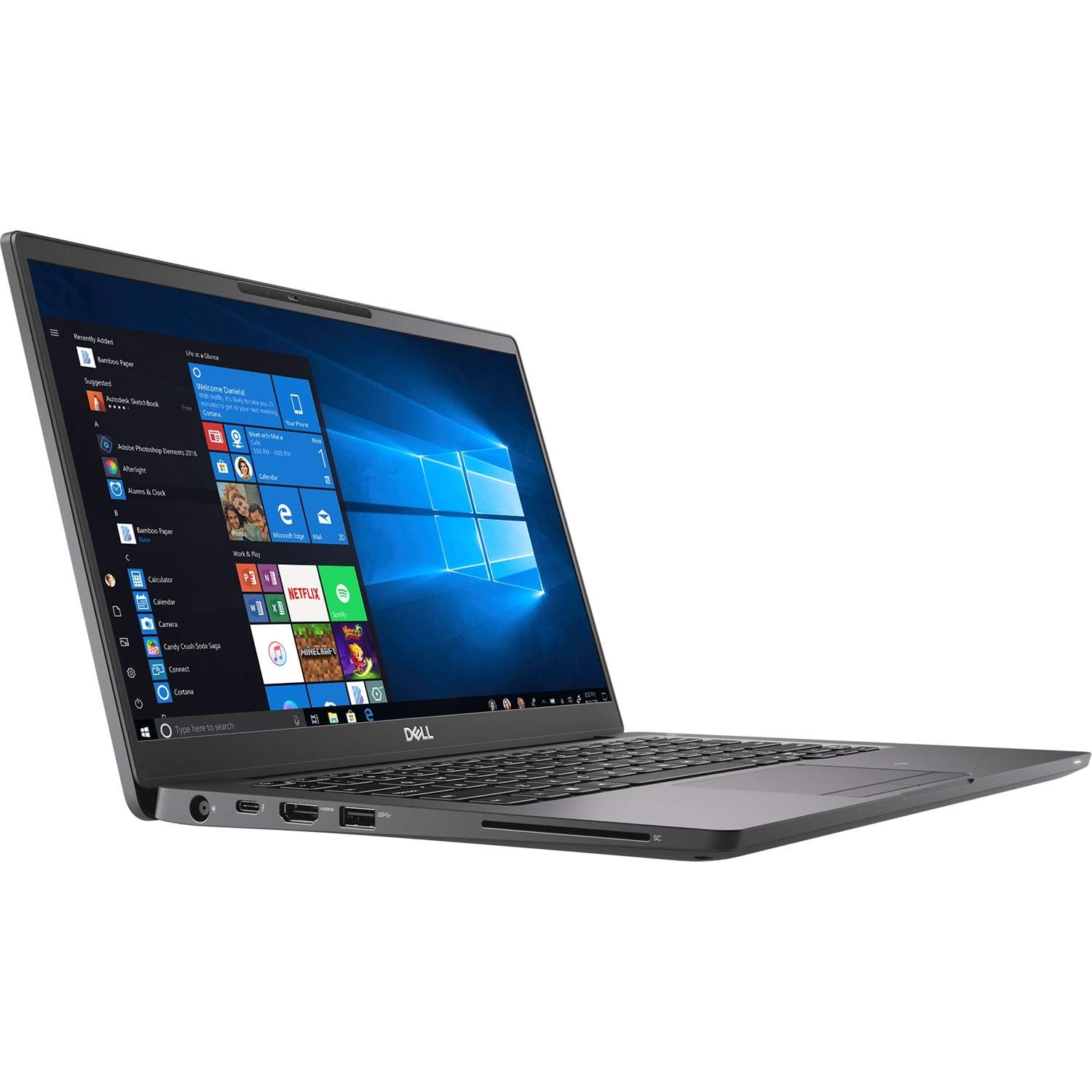Dell Latitude 7400 Intel Core i7-8665U X4 1.9GHz 8GB 256GB SSD 14", Black (Renewed)