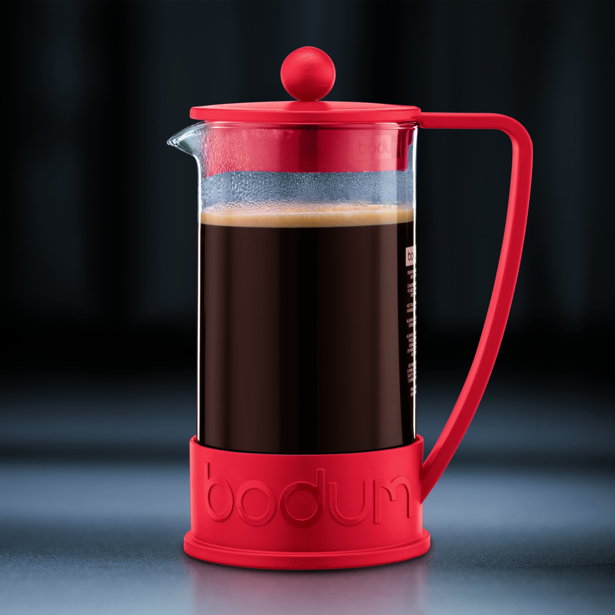 Bodum Brazil Three Cup French Press Coffee Maker - Red