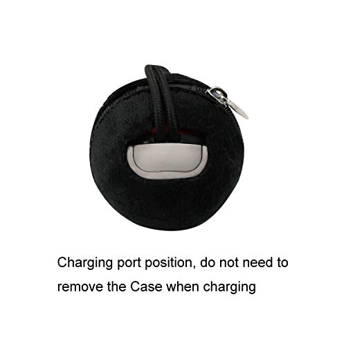 Case Compatible with Pokeball Plus, Pokeball Plus Case Cover for Nitendo Switch Accessories Pokeball, Black, by Oritys.