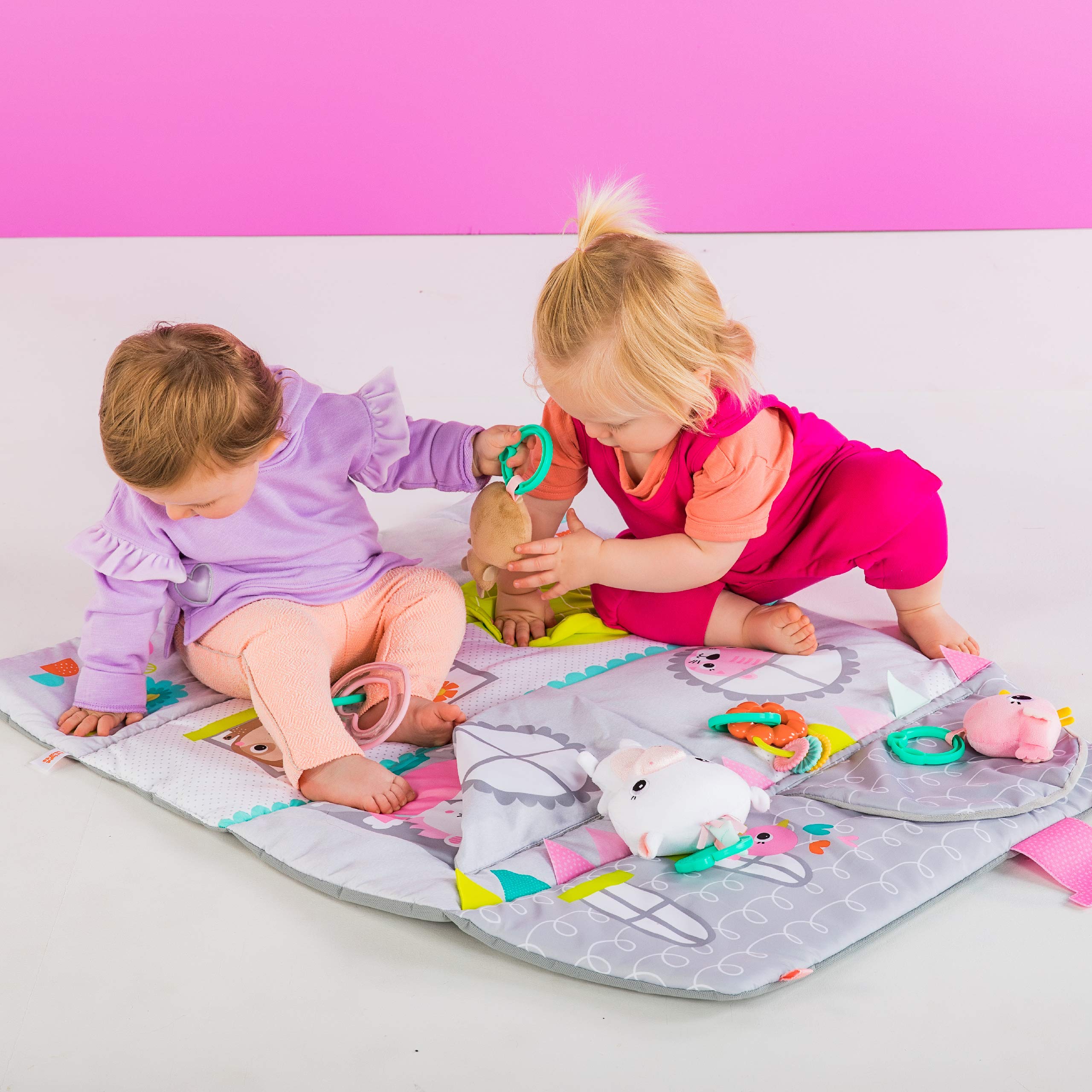 Bright Starts Floors of Fun Activity Gym & Dollhouse, Newborn +