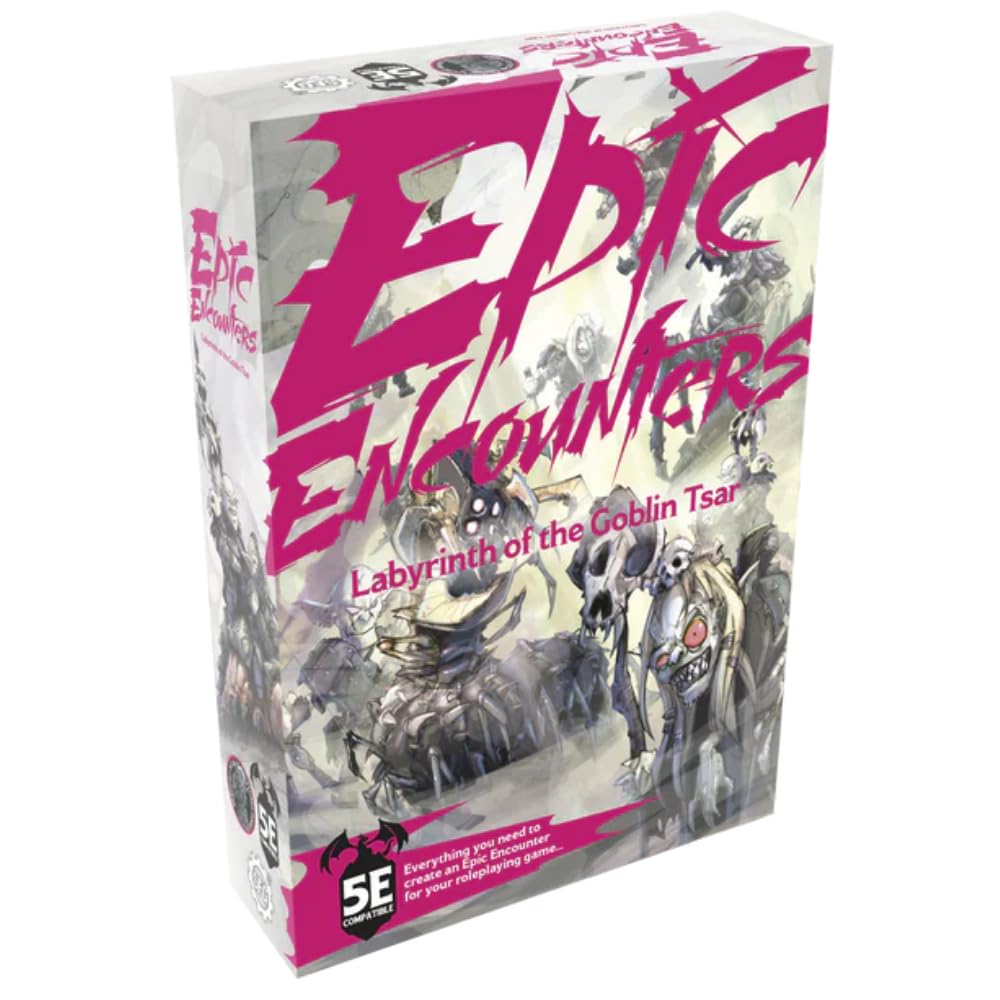 Steamforged Games Epic Encounters: Labyrinth of The Goblin Tsar ā 20 Unpainted Miniatures Compatible with DND Dungeons and Dragons and Other Tabletop RPG TTRPG Games
