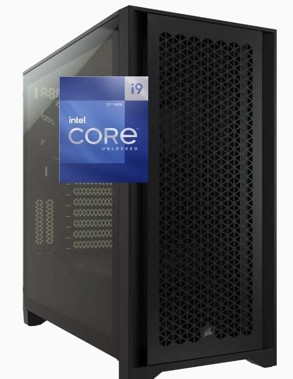 CPU Express HD Video Editing PC Desktop Workstation,Core i9 12900KF to 5.2Ghz 16 Core, Windows 11 Pro, 64GB RAM, 2000GB NVMe SSD, Quadro RTX A2000 w/12GB CPU Solutions CEV-9166B (Black)
