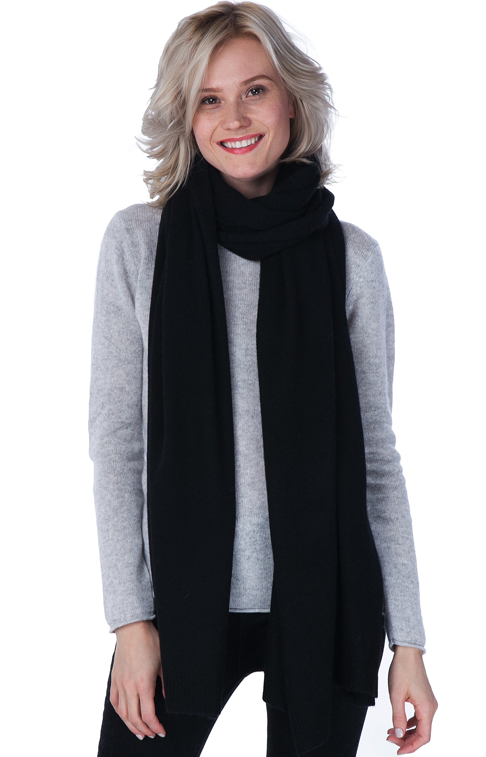cashmere 4 U 100% Pure Cashmere Wrap Shawl- Extra Large Stole Scarf for Woman