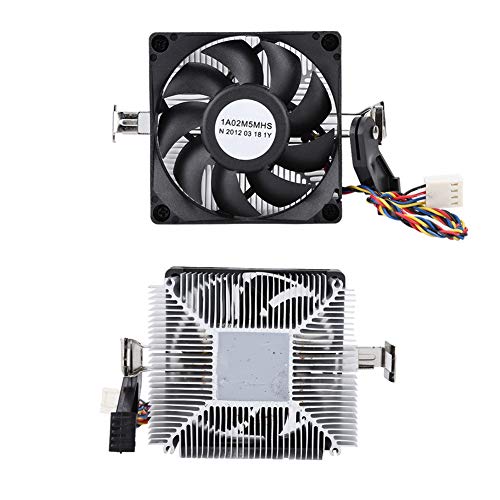 CPU Cooling Fan,12V Hydraulic Bearing 2200RPM High Speed Silent CPU Cooler Fan,Aluminum Extruded Heat Sink,for AMD AM2 AM3 AM3+ FM1 FM2 FM2+
