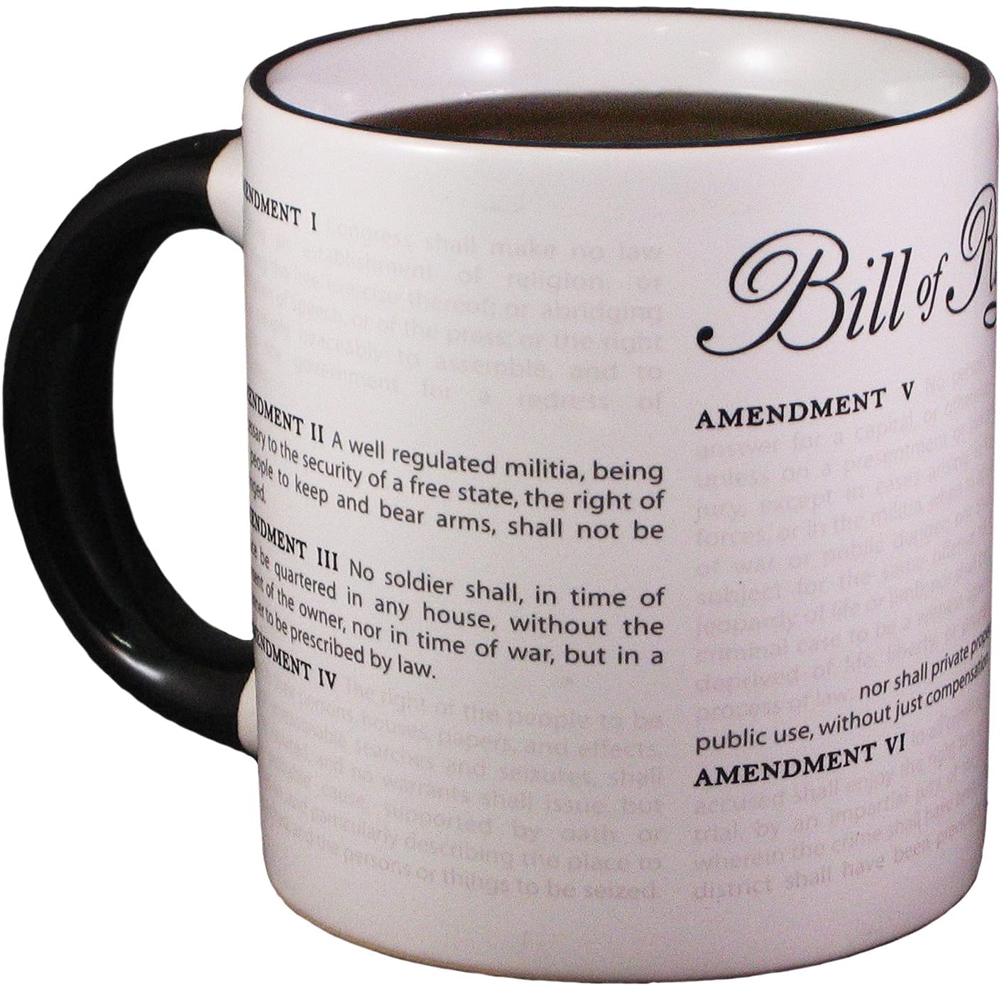 Disappearing Civil Liberties Coffee Mug - Add Hot Water and Watch Your Civil Liberties Disappear Before Yours Eyes - Comes in a Fun Gift Box