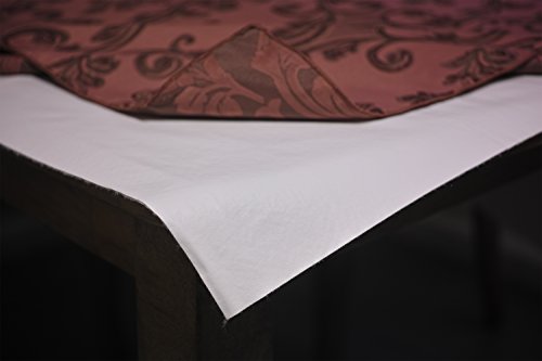 Yourtablecloth Deluxe Cushioned Heavy Duty Table Pad with Flannel Backing (52" X 90"Rectangle)