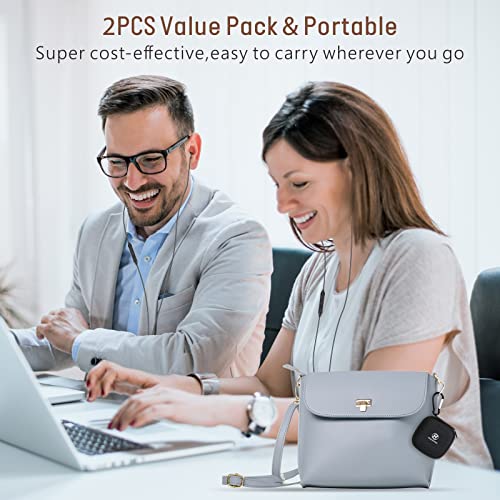Hearprotek Sleep Earbuds, 2 Pairs Soft Comfortable in-Ear Earphones with mic-Low Profile Noise Reduction Headphones for Sleeping on Side, snoring, Yoga, Travel, Mediation & Relaxation
