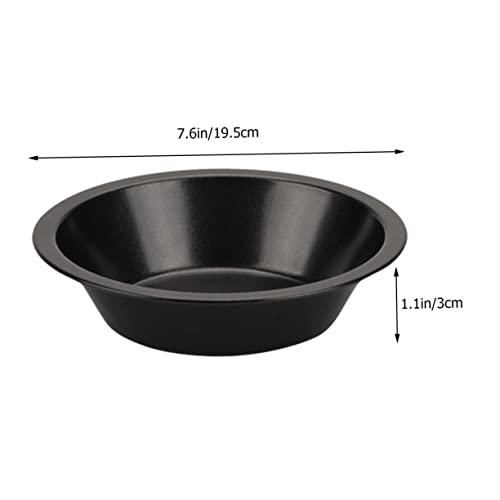 Hemoton 15 Pcs Pizza Plate Cake Tray Pizza Screen Mini Accessories Round Bread Pan Bread Baking Molds Pizza Crisper Tray Oven Pan for Kitchen Carbon Steel Pizza Pan Reusable Baking Tray