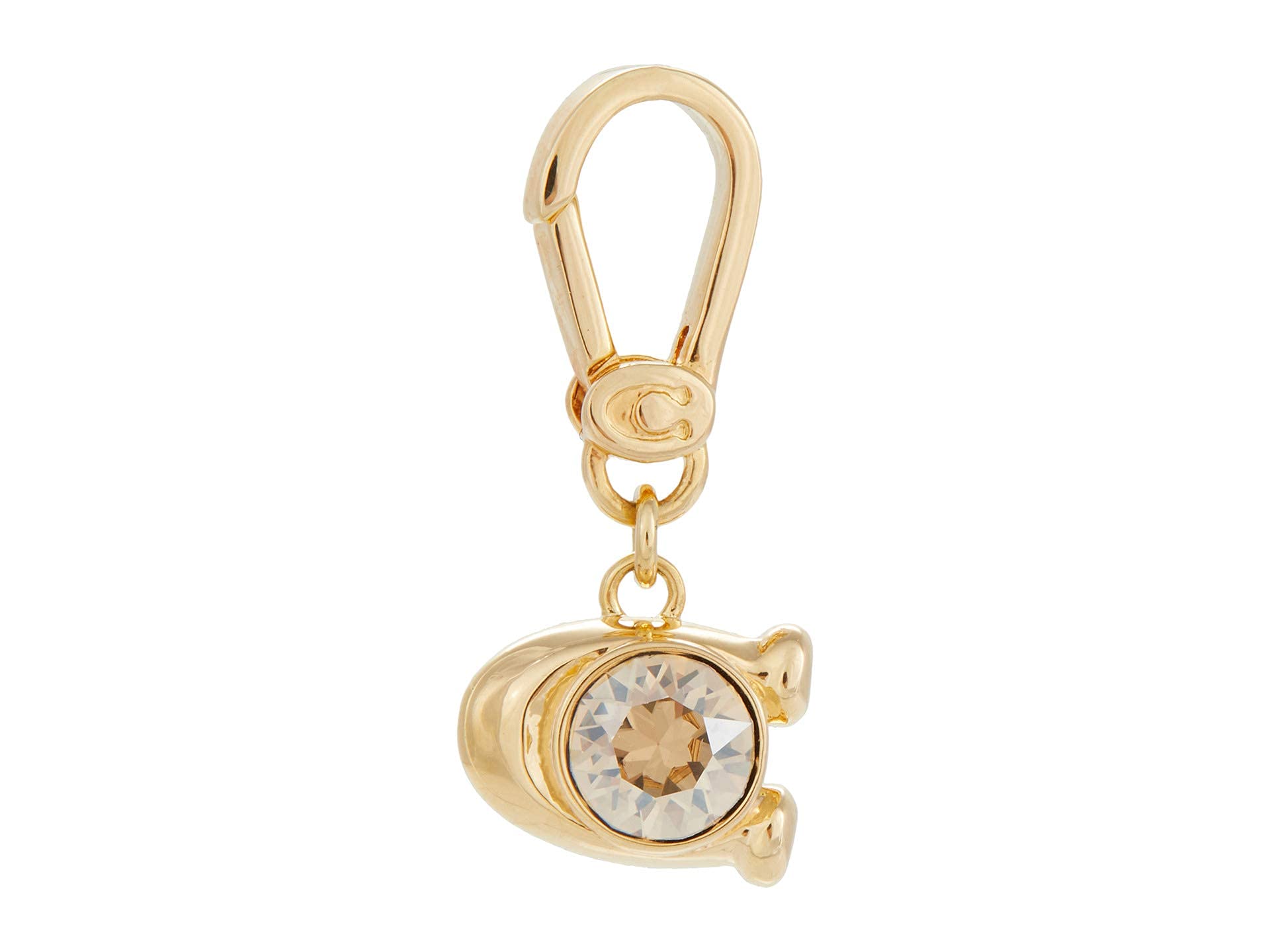 Coach Collectible Signature C Stone Charm Gold One Size