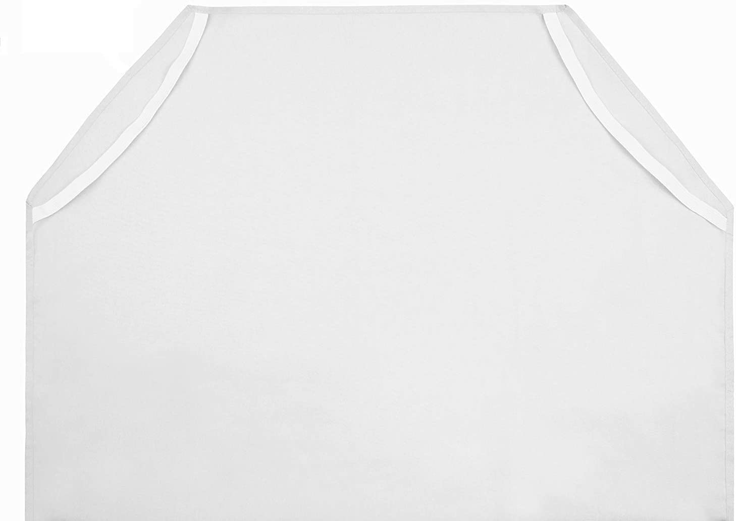 Daycare Cot Sheets for Toddler and Preschool -Daycare Cot Sheets -Poly Cotton Fabric- Pre-School Cot Sheet- Cot Bed Fitted Sheet, White, 22"x40" (Pack of 6)