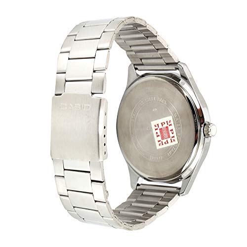 Casio MTP-VX01D-7B Men's Standard Stainless Steel Big Case White Dial Watch