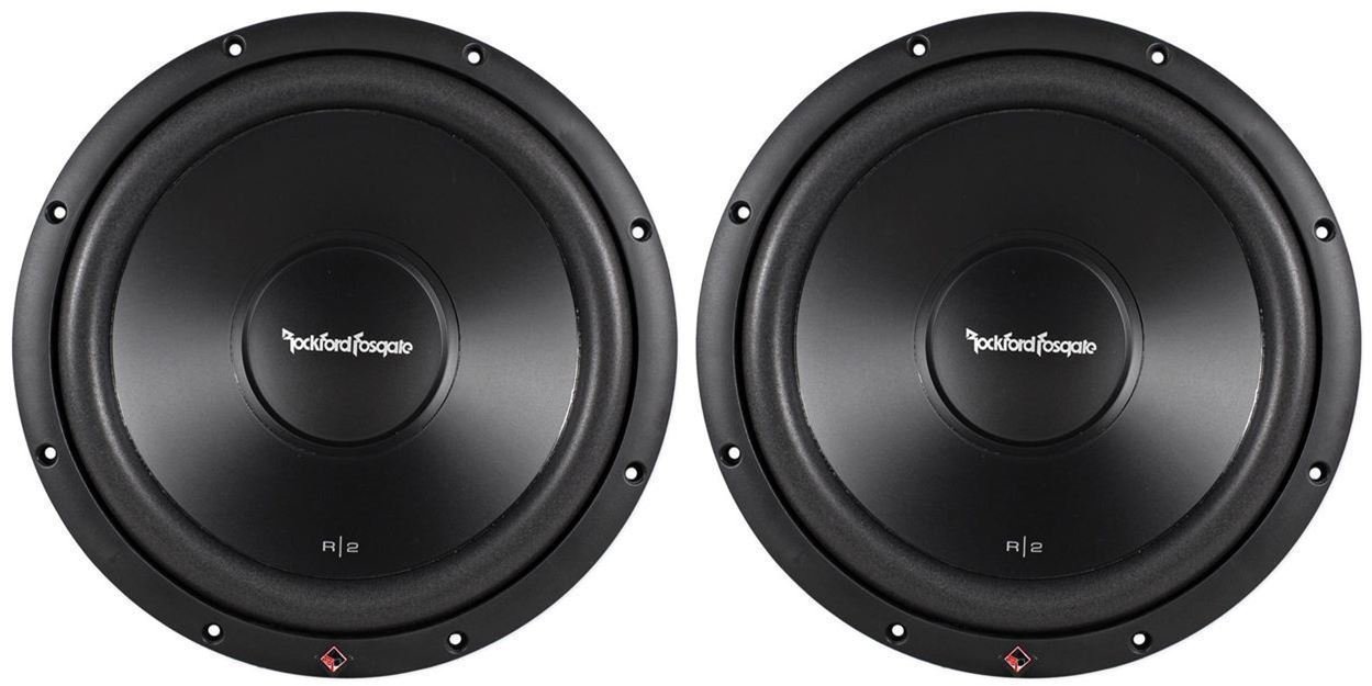 Rockford Fosgate R2D4-12 12" 1000w Dual 4 Ohm Car Audio Subwoofers Sub (2 Pack)