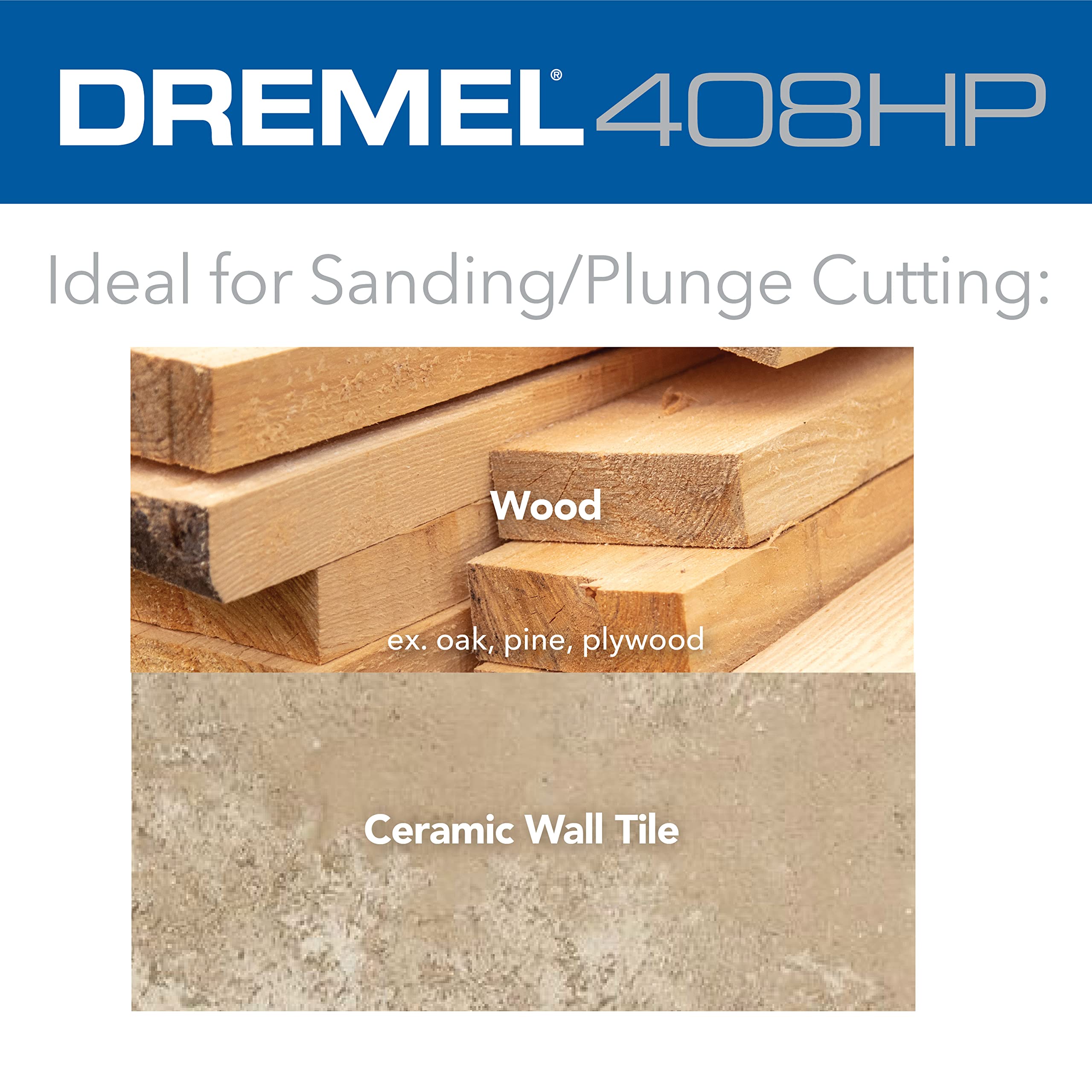 Dremel Max Life 60 Git Carbide Sanding Drum, Rotary Tool Accessory - 408HP