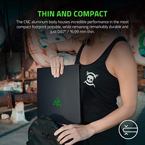 Razer Blade 15 Advanced Gaming Laptop 2021: Intel Core i7-10875H 8-Core, NVIDIA GeForce RTX 3070, 15.6β 360Hz Full HD, 16GB RAM, 1TB SSD Thunderbolt 3 (Renewed)