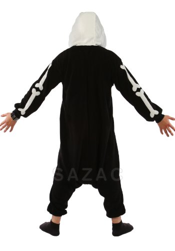 SAZAC Skeleton Kigurumi - Onesie Jumpsuit Halloween Costume