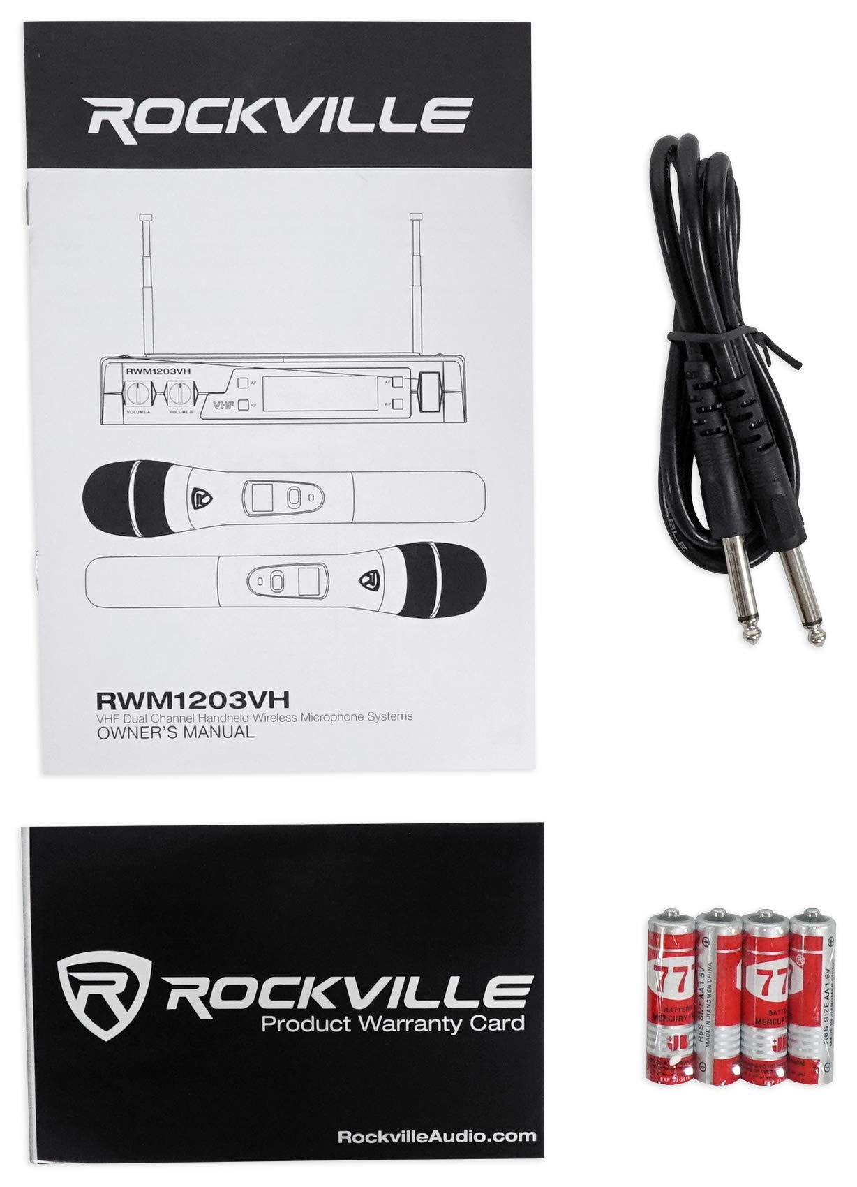 Rockville Bluetooth Home Theater/Karaoke Machine System w/(2) Subs+Wireless Mics