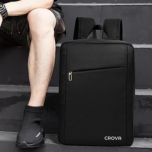 Crova Laptop Backpack Laptops Travel Business Computer Bag Men Women Fits 15.6 Inch