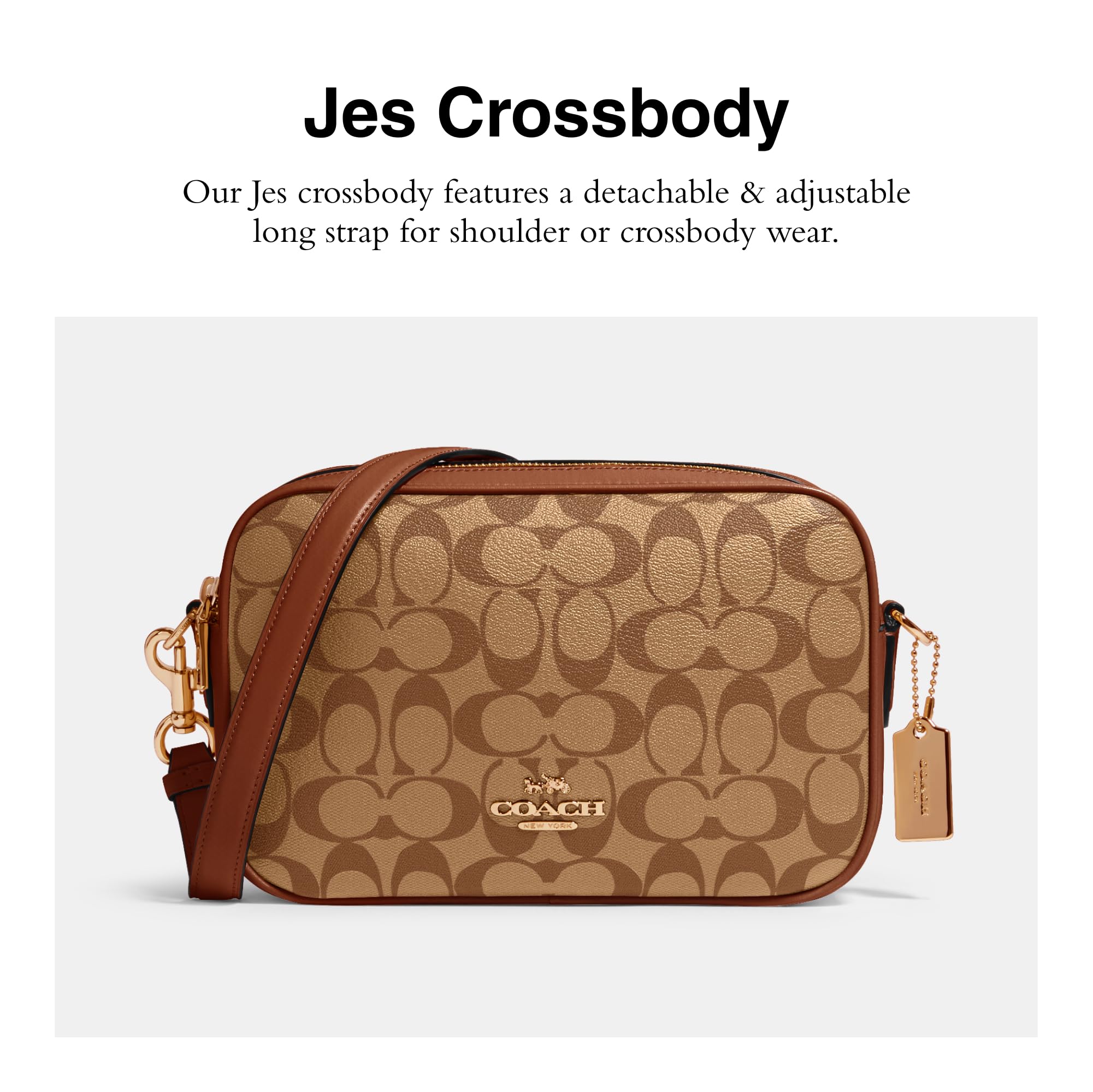 Coach Jes Crossbody, Brown Multi