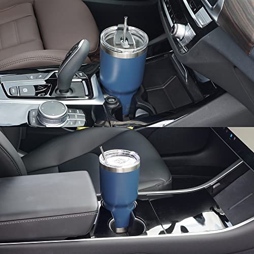 WETOWETO Tumbler Mug Lid for 30oz Coffee Mugs, 30oz Tumbler Replacement Lid, 2 Different Spill Proof Splash Lids Covers, BPA-Free