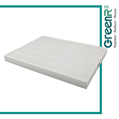 GreenR3 Air Purifier True HEPA Air Filter + 4 Replacement Carbon Filters for Winix 115115 fits 5300 6300 5300-2 6300-2 P300 C535 5000b 5000 5500 9000 Plasma Wave WAC5300 WAC5500 WAC6300 and more