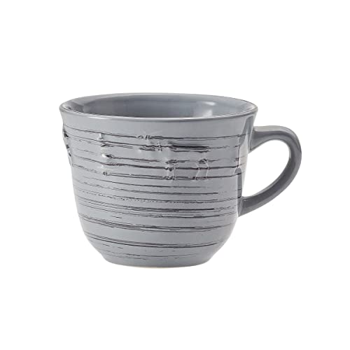 Pfaltzgraff Trellis Lodge 16 Piece Dinnerware Set, Service For 4, Gray