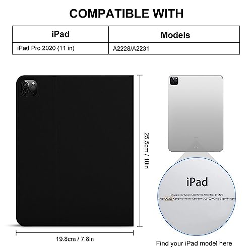 Serbia Flag Protective Case Compatible with IPAD 2020 AIR 4 （10.9in） Stand Case Auto Sleep/Wake Cover